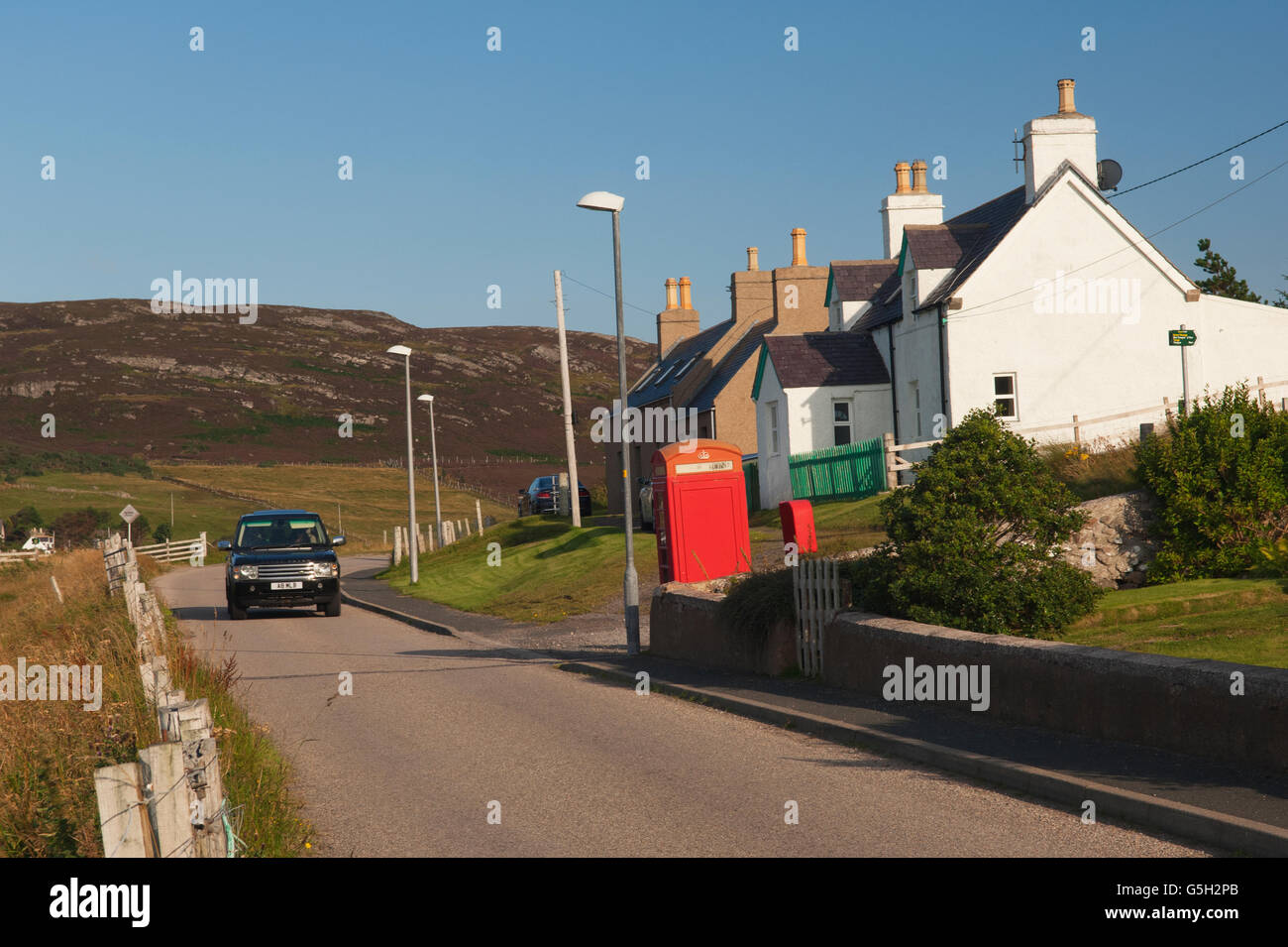 The North Coast 500 Route at Coldbackie, near Tongue, Sutherland ...