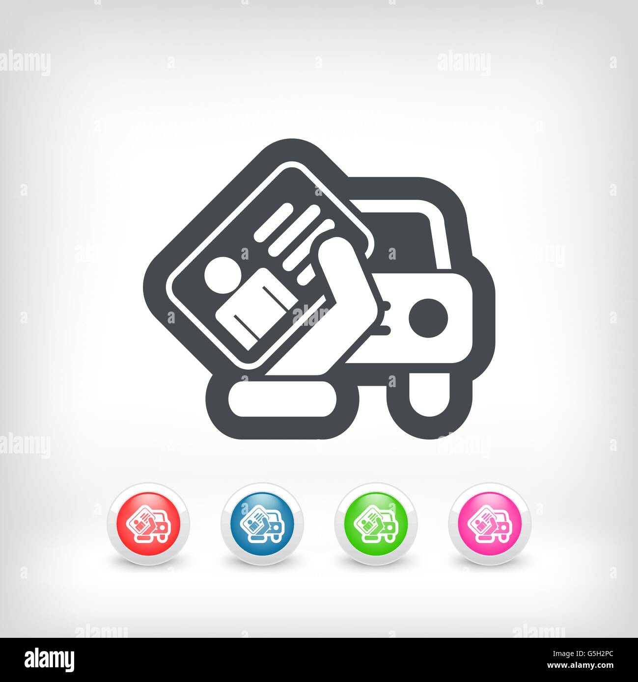 Car document icon Stock Vector Image & Art - Alamy