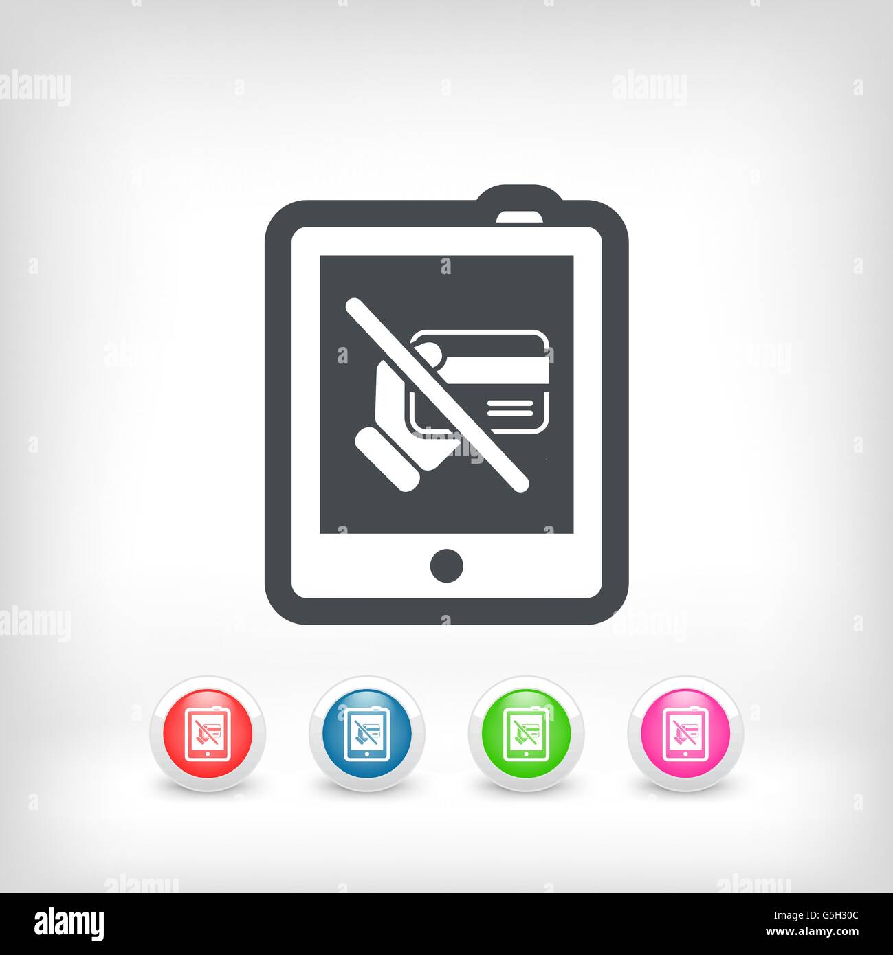 Credit card rejected Stock Vector Image & Art - Alamy