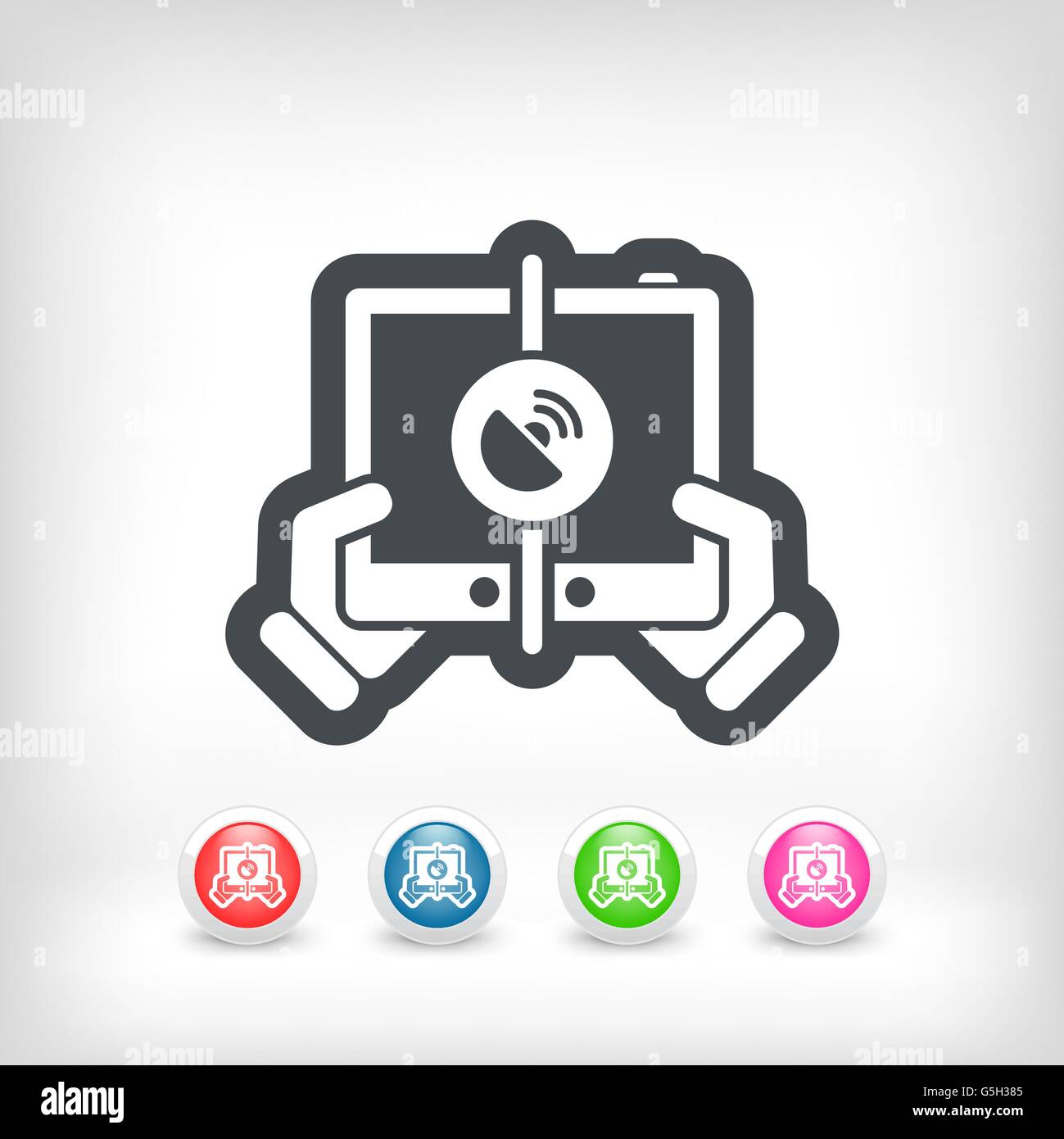 Mobile connection icon Stock Vector Image & Art - Alamy