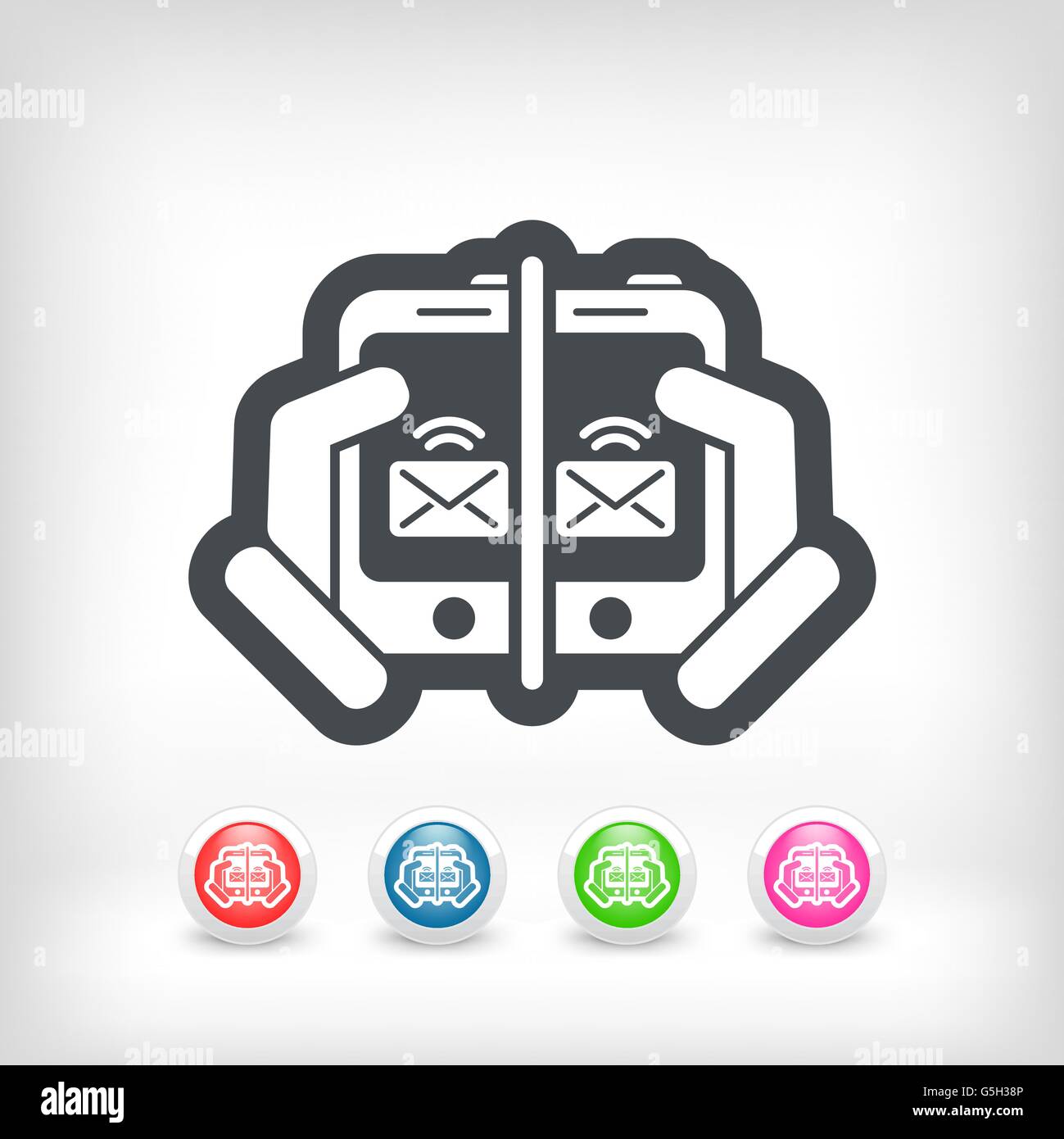 Web message icon Stock Vector Image & Art - Alamy