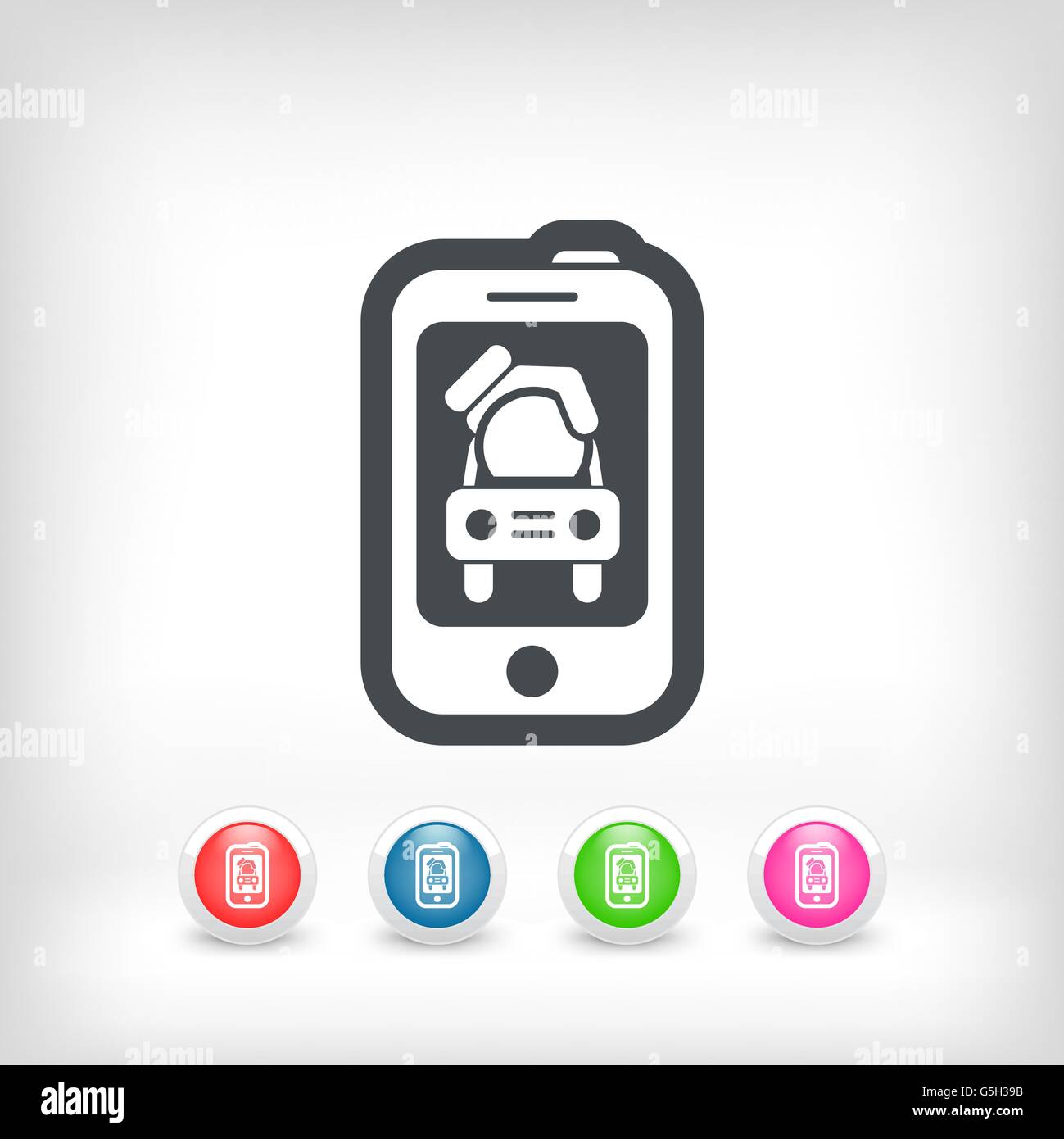 Automotive mobile icon Stock Vector Image & Art - Alamy