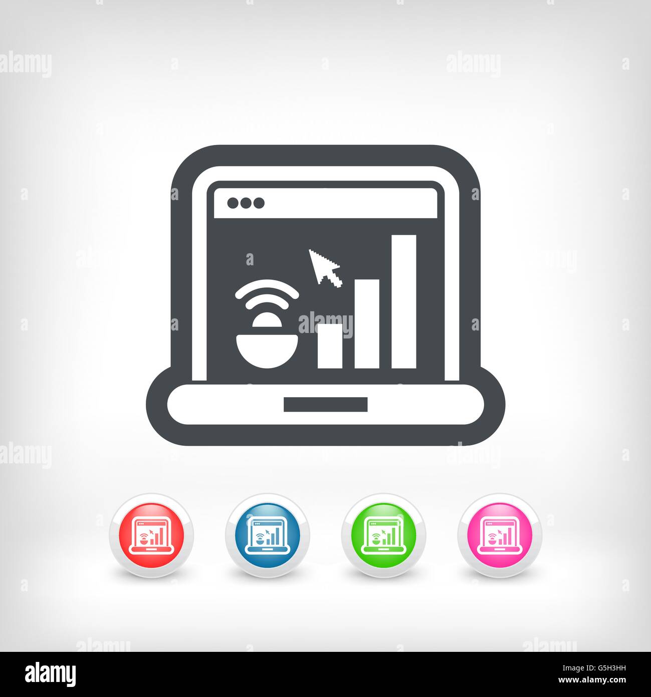 Computer connection icon Stock Vector Image & Art - Alamy