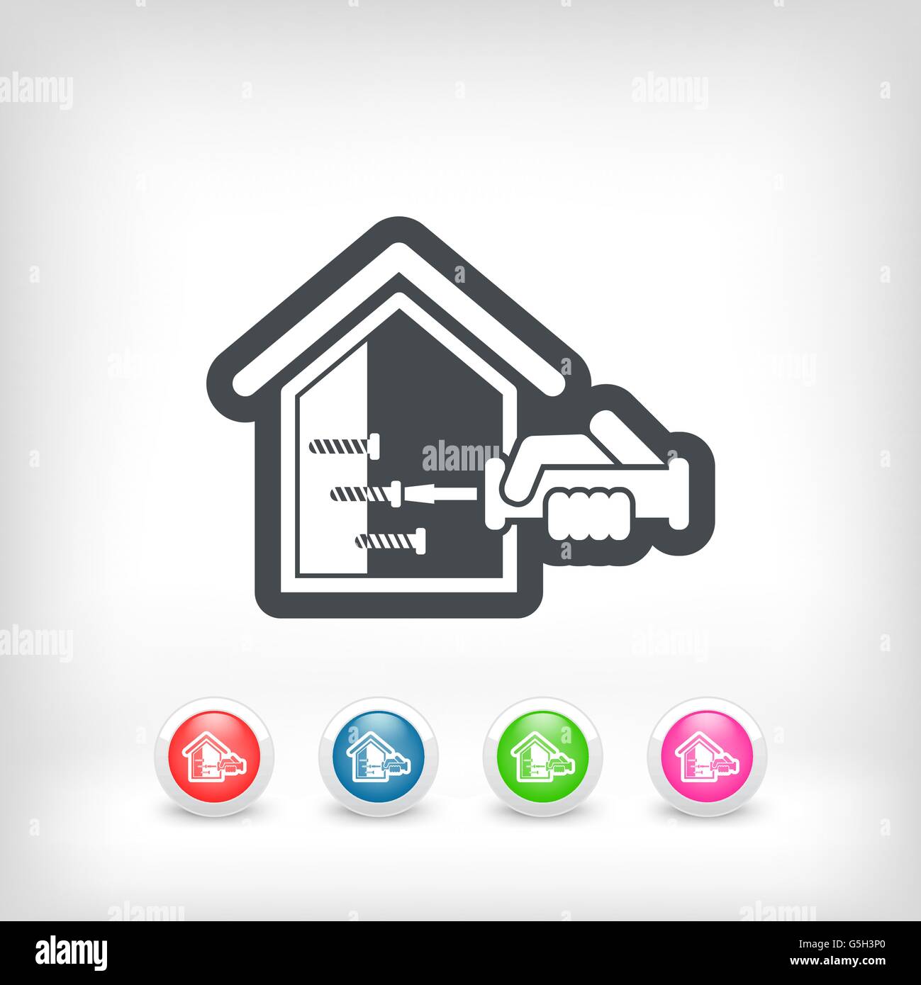Home repair icon Stock Vector Image & Art - Alamy