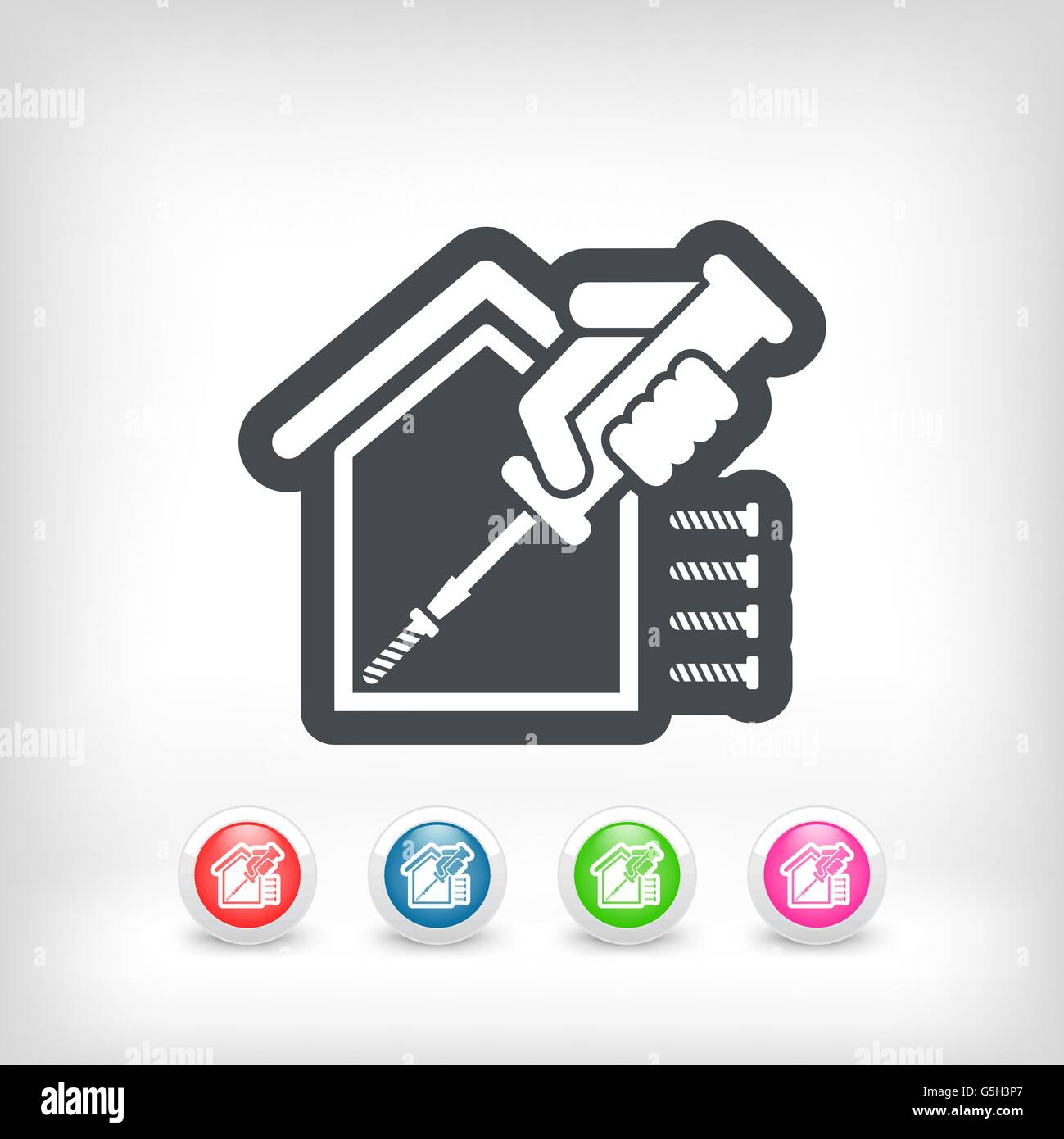 Home repair icon Stock Vector Image & Art - Alamy