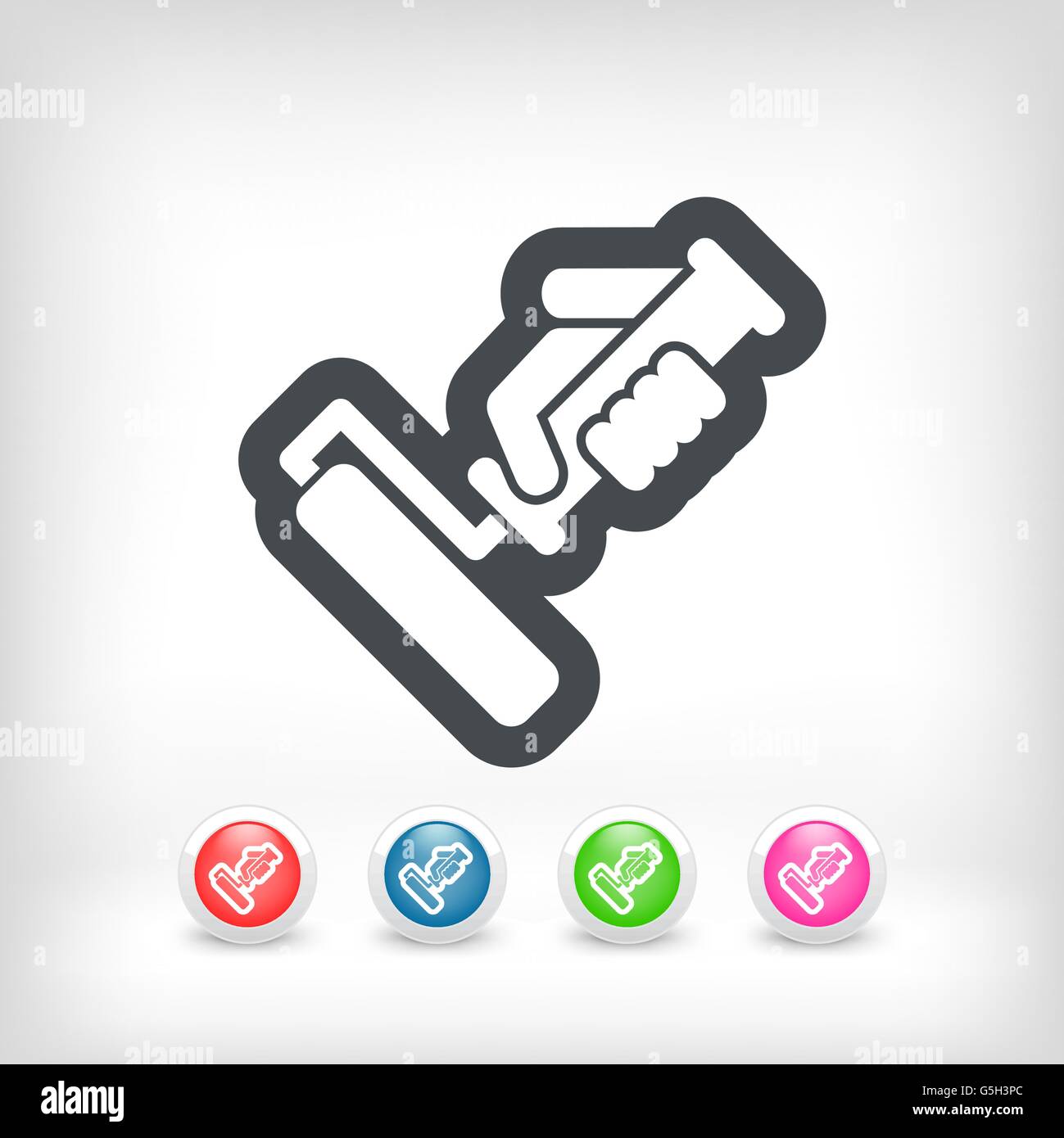 Painter roll icon Stock Vector Image & Art - Alamy