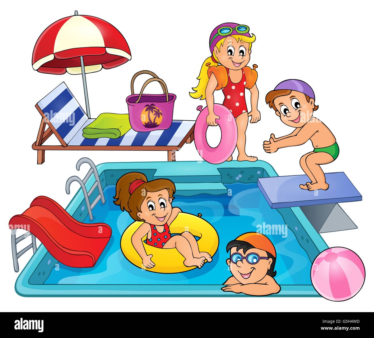 Children theme image picture illustration hi-res stock photography and ...