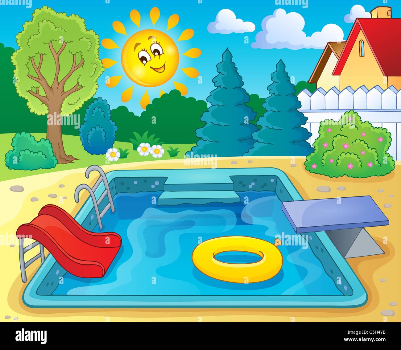 Swim chute hi-res stock photography and images - Alamy