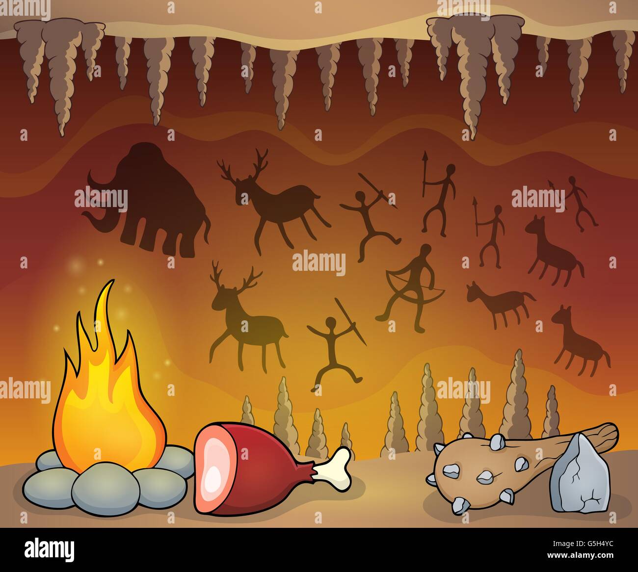 Prehistoric Cave Clipart