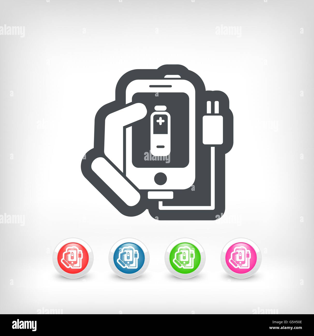 Phone charge icon Stock Vector Image & Art - Alamy