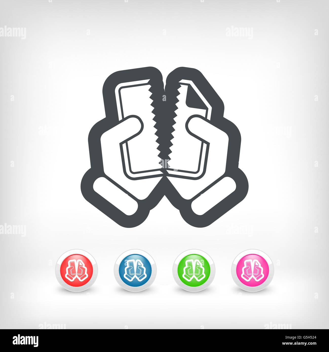 Torn separation Stock Vector Images - Alamy