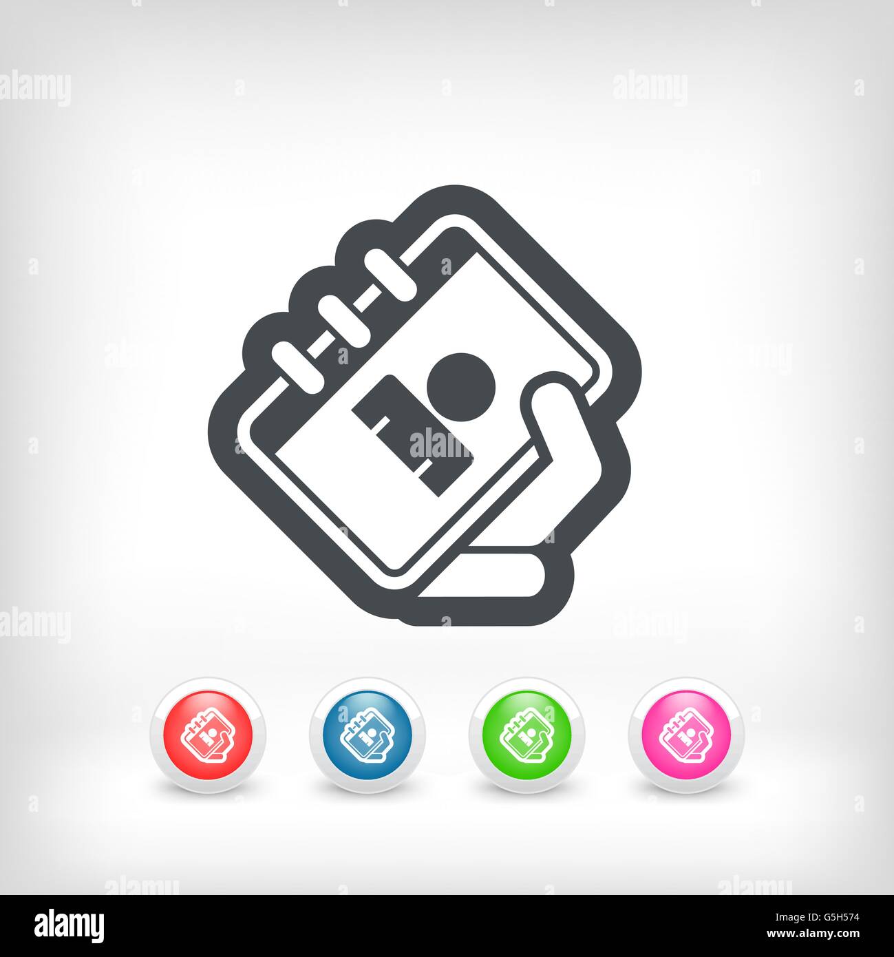 Address book Stock Vector Images - Alamy