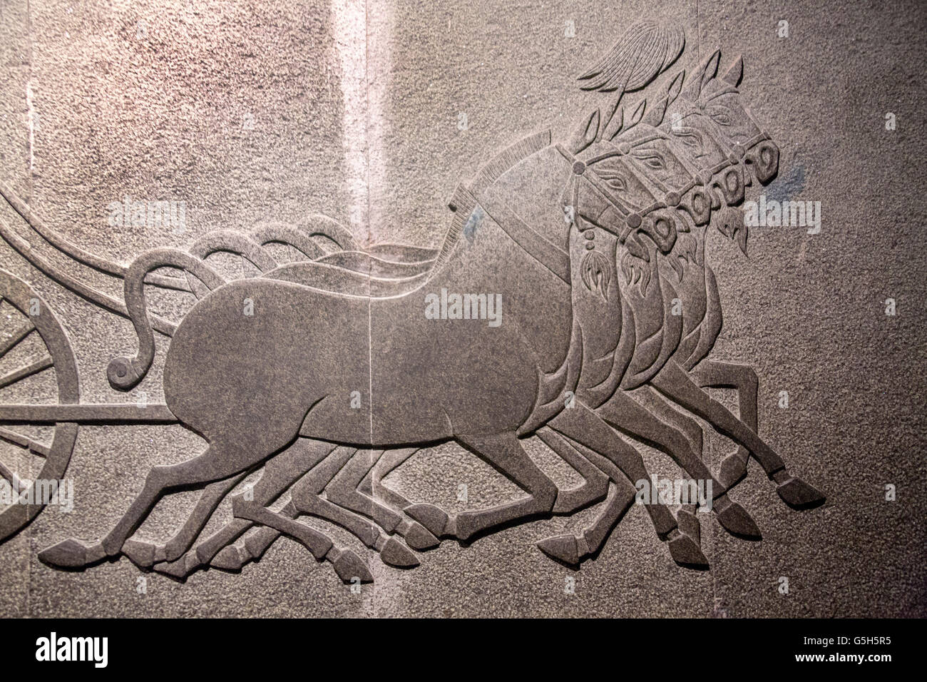 Quadridge of horses bas relief, The Terracotta Army of Qin Shi Huang ...