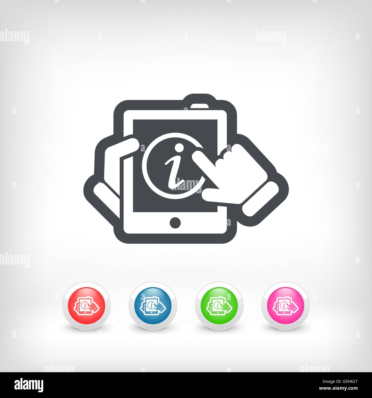 Info mobile device Stock Vector Image & Art - Alamy