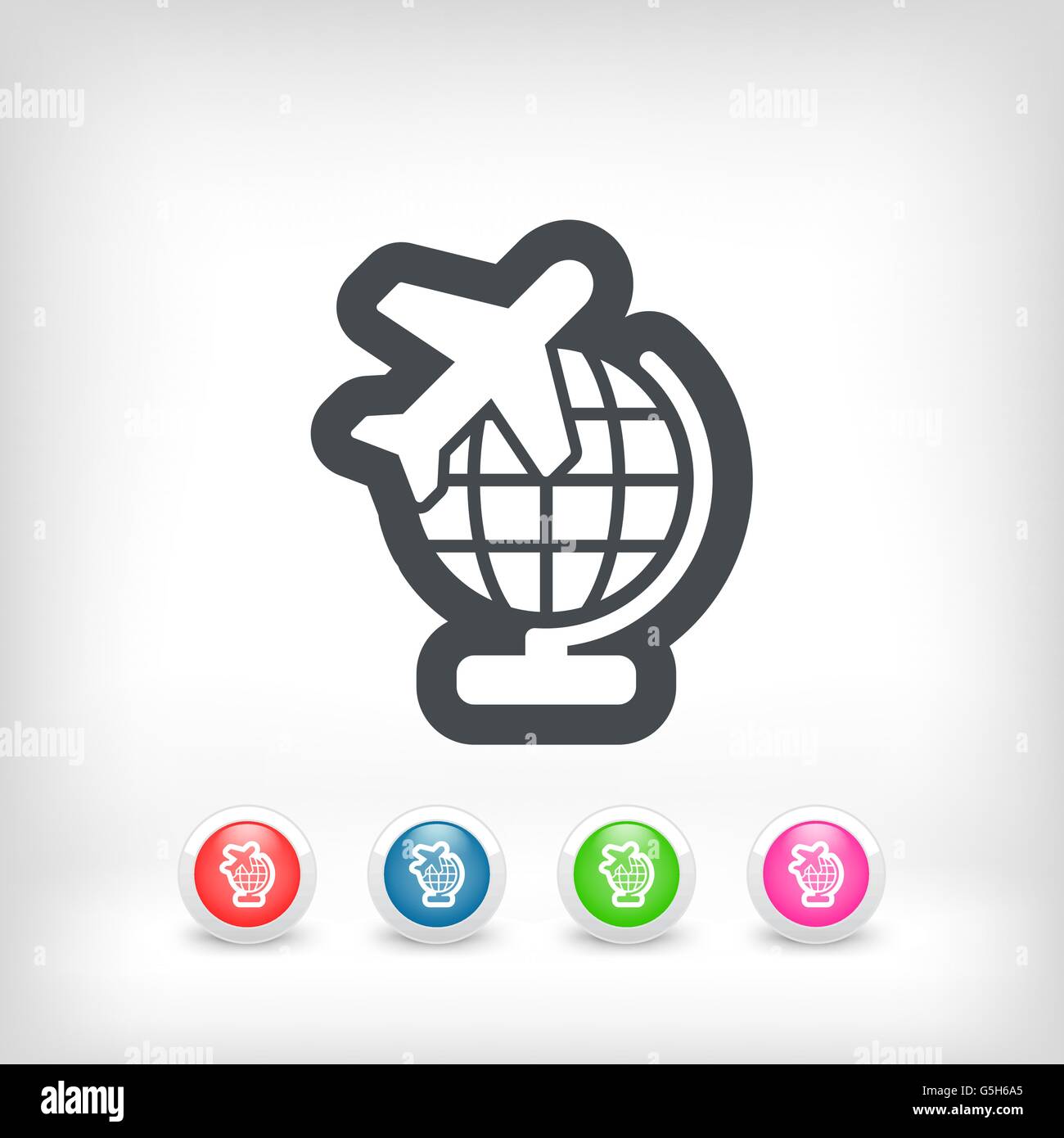 Airplane travel icon Stock Vector Image & Art - Alamy