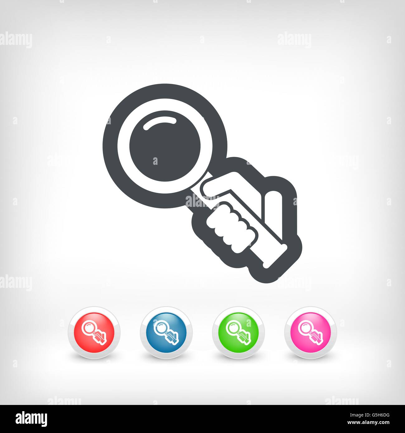 Magnifiers Stock Vector Images - Alamy