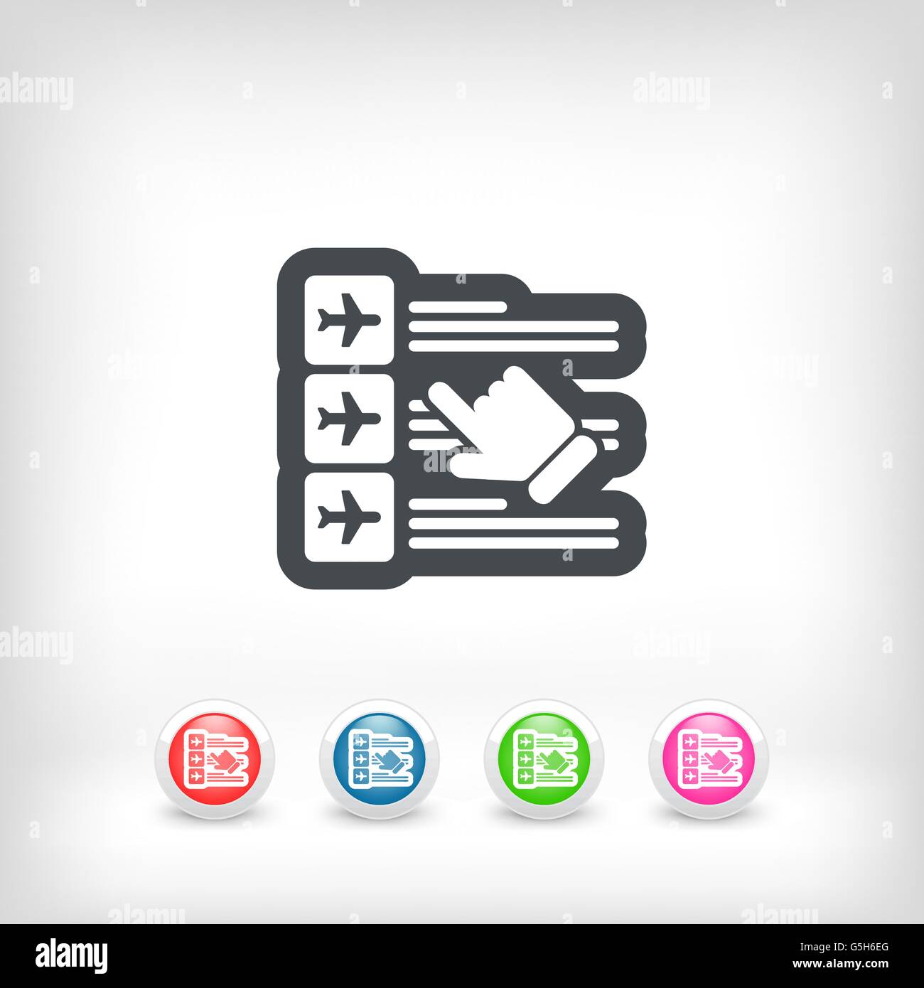 Flight booking search Stock Vector Images - Alamy