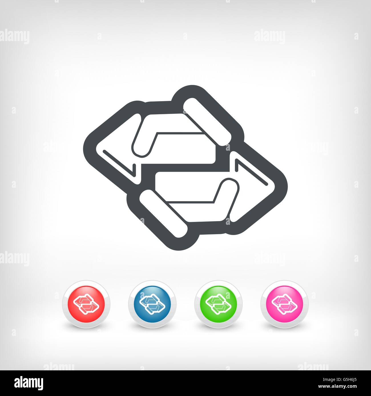 Exchange loop Stock Vector Images - Alamy