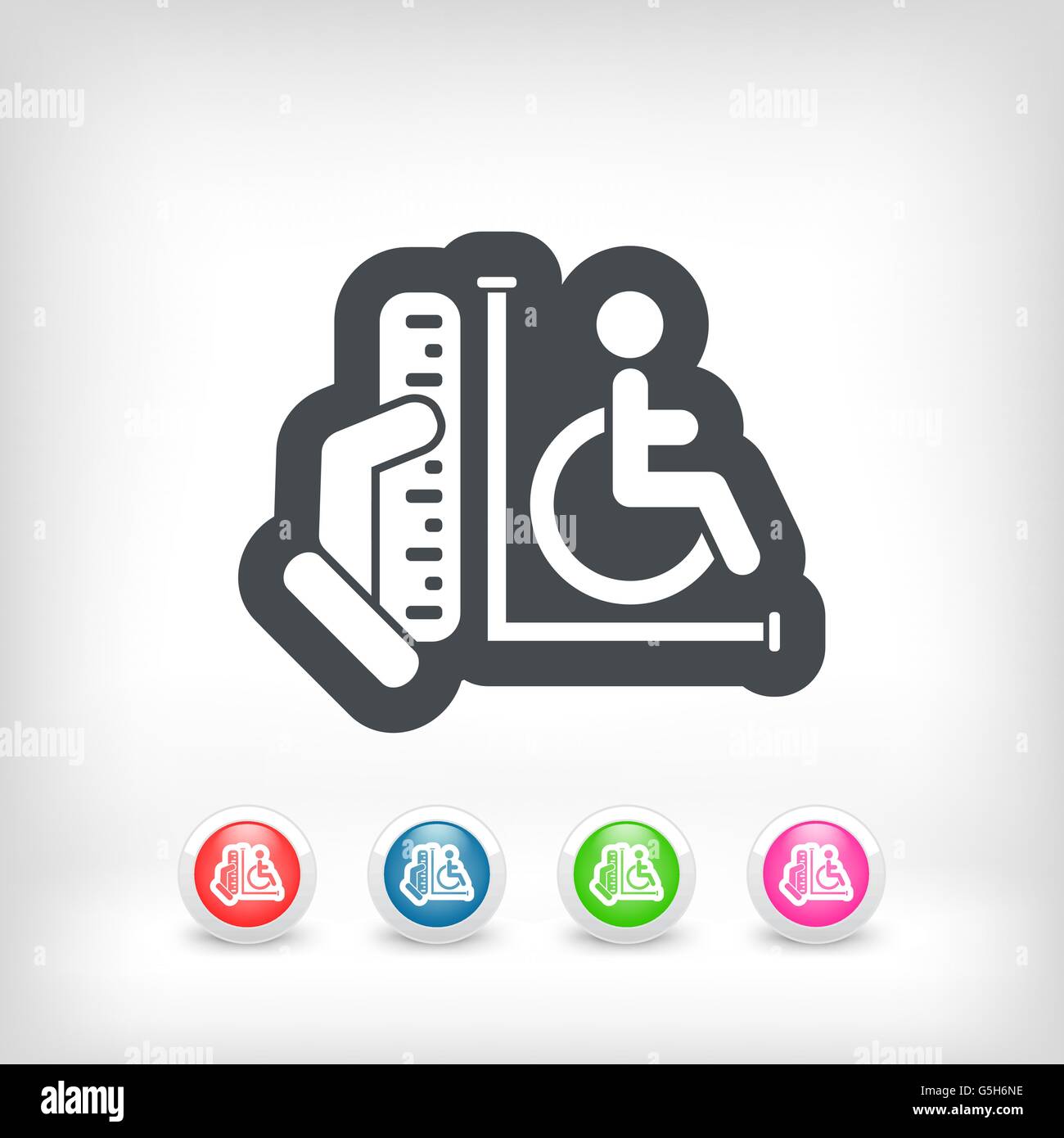 Disabled access area Stock Vector Image & Art - Alamy