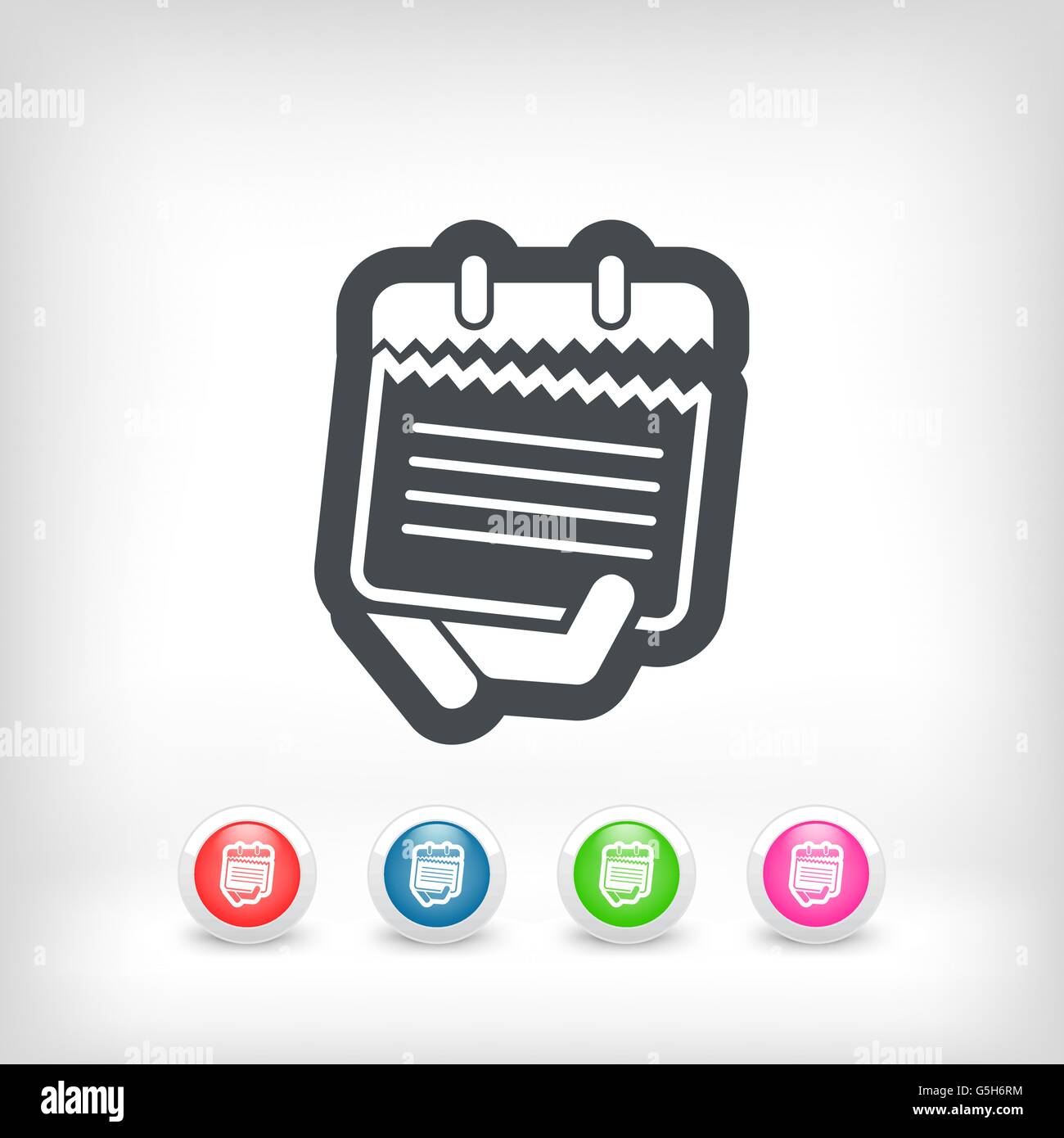 Hand hold sticky note Stock Vector Images - Alamy