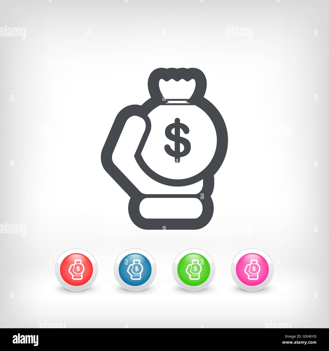 Money sac Stock Vector Images - Alamy