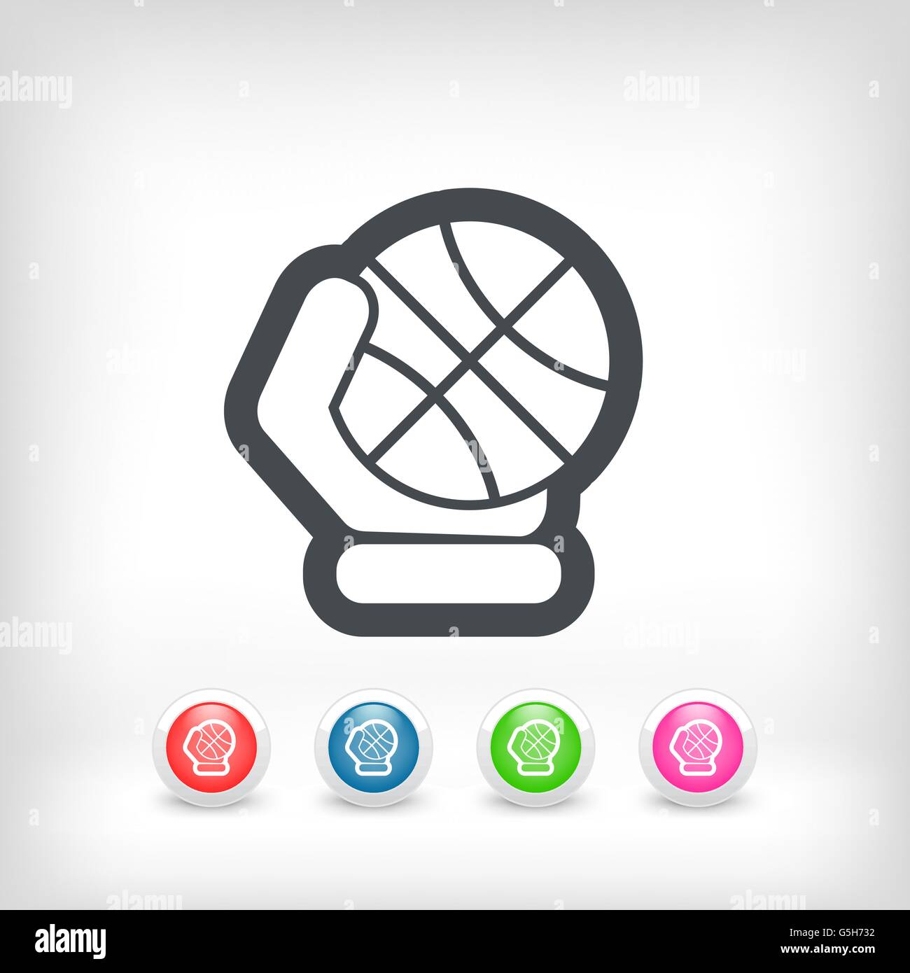 Basketball score shoot Stock Vector Images - Alamy