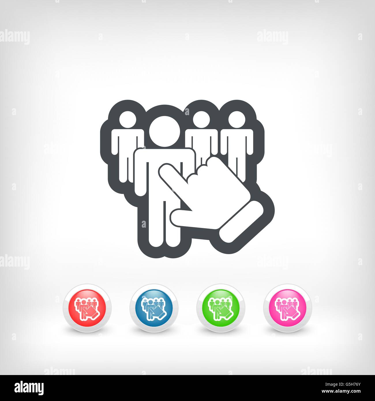 People selection icon Stock Vector Image & Art - Alamy