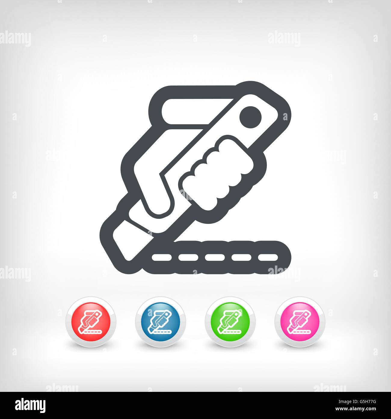 Cutter icon hi-res stock photography and images - Alamy