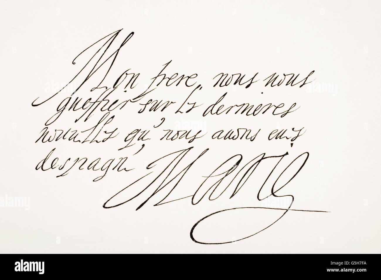 Marie de france writing hi-res stock photography and images - Alamy