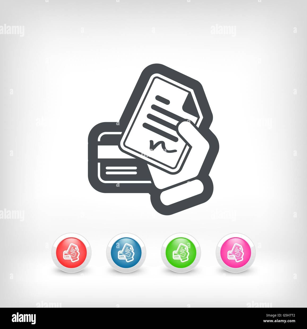 Bank document Stock Vector Images - Alamy