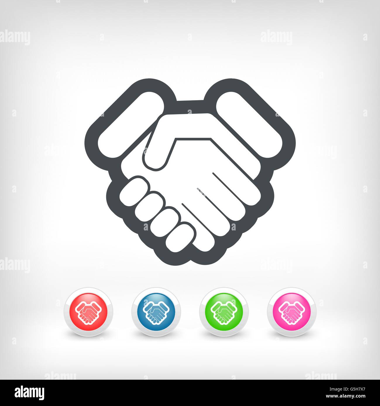 Firm handshake Stock Vector Images - Alamy