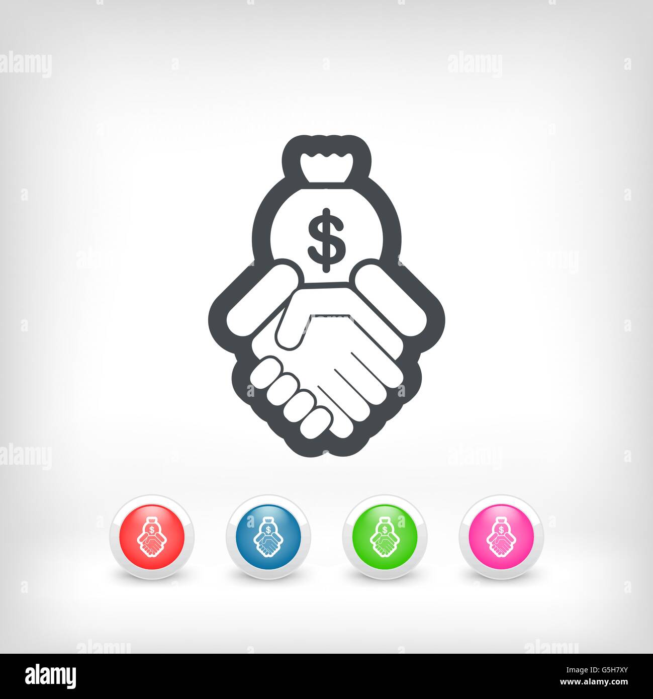 Financial agreement icon Stock Vector Image & Art - Alamy