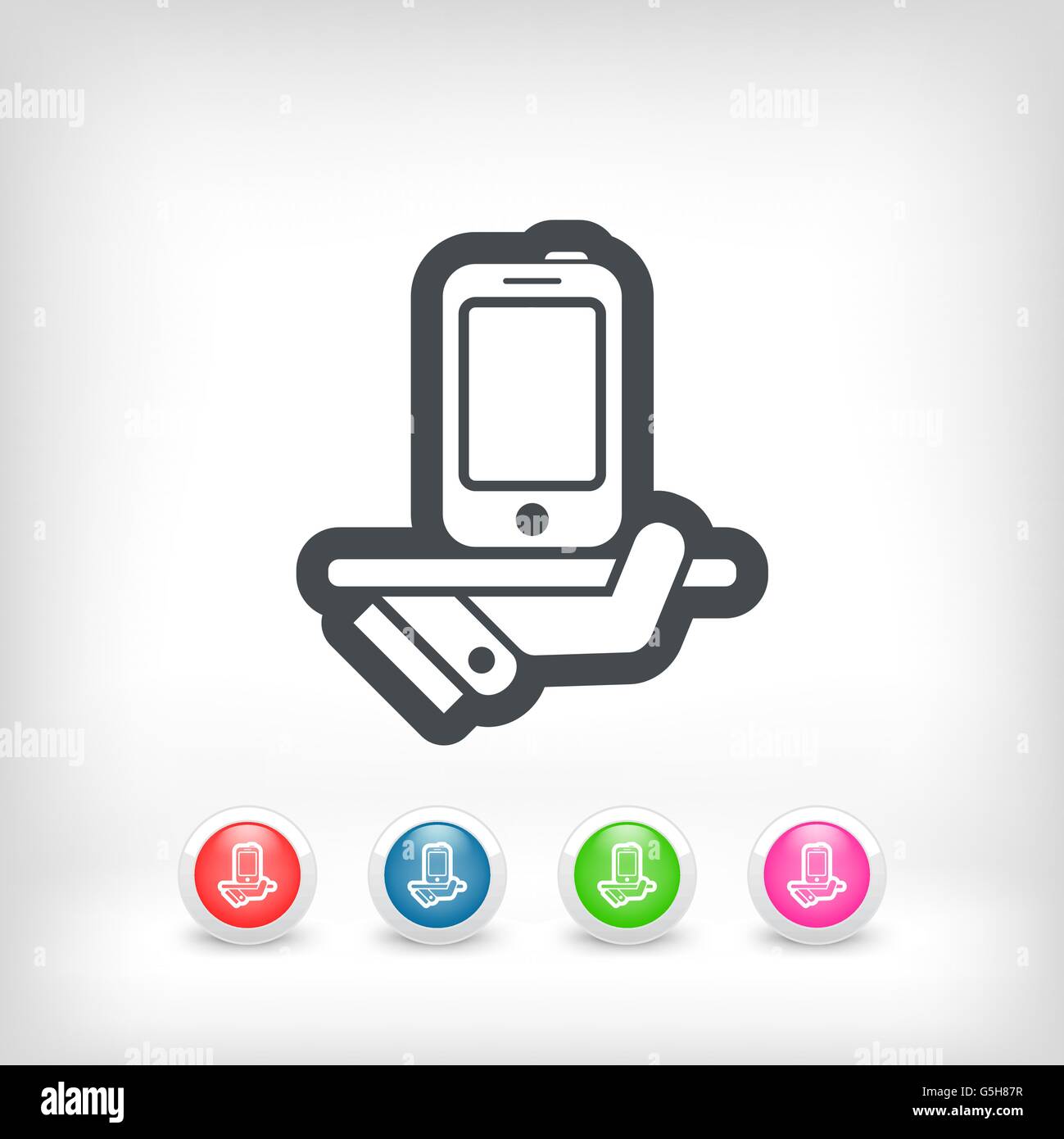 Smartphone service icon Stock Vector Image & Art - Alamy