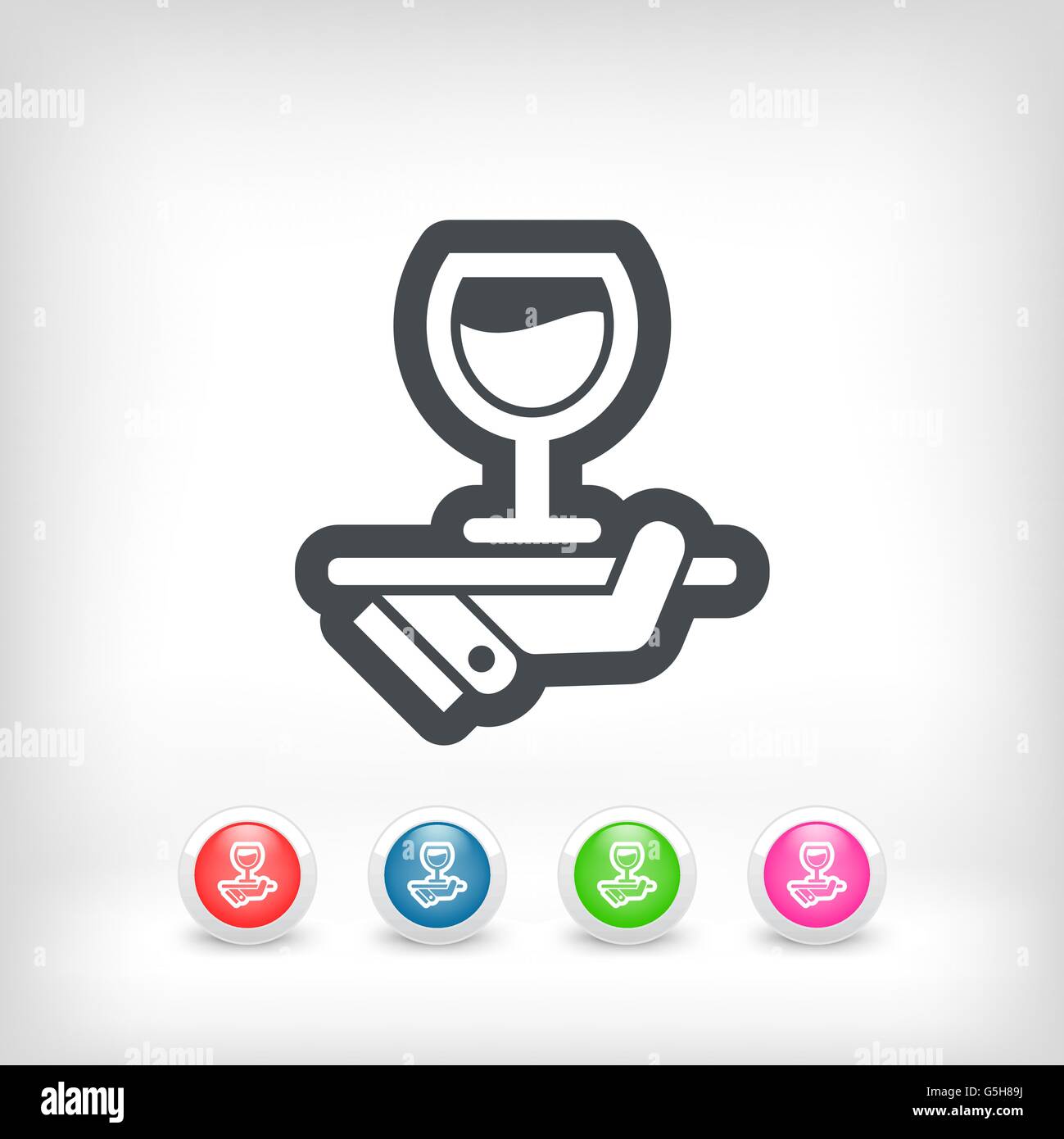 Wine list icon Stock Vector Image & Art - Alamy