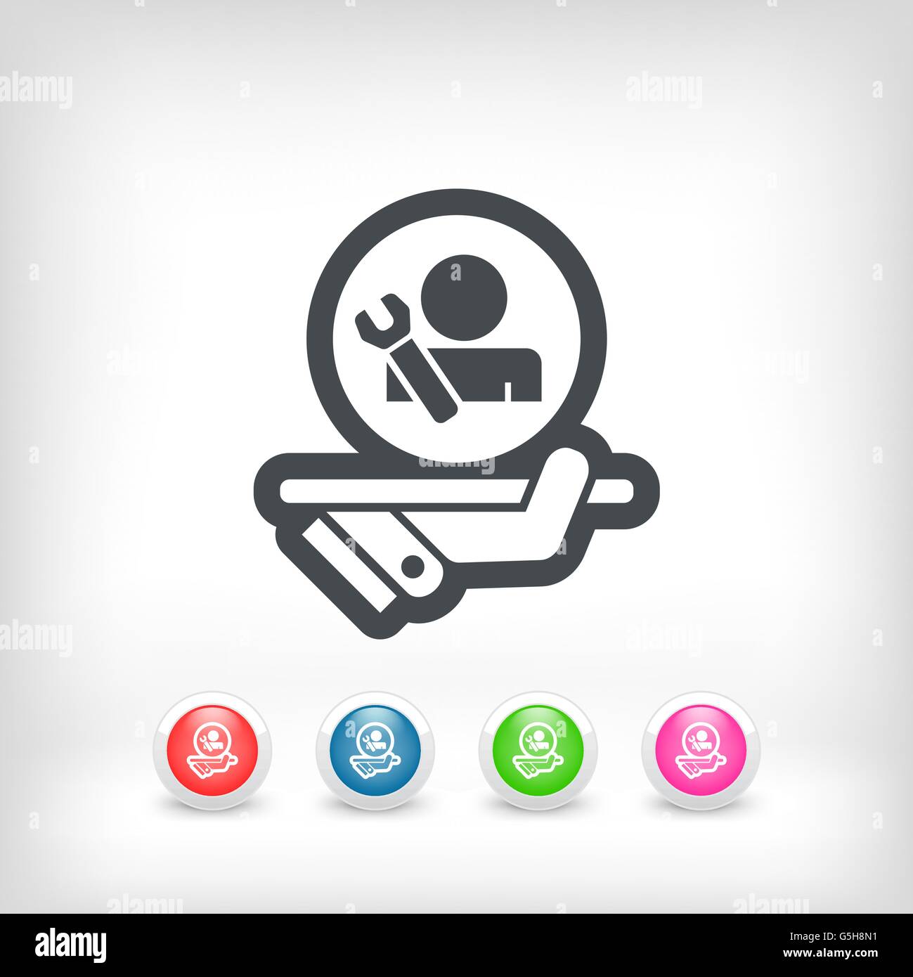 Best assistance icon Stock Vector Image & Art - Alamy