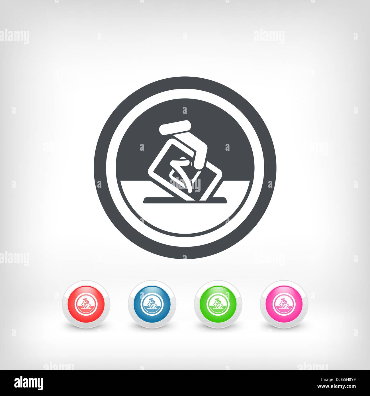 Vote symbol icon Stock Vector Image & Art - Alamy