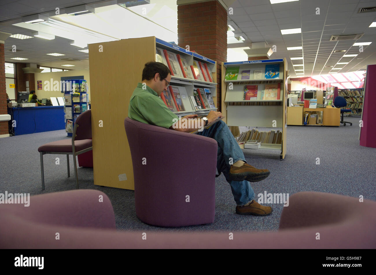 Public library. Willesden Green. Brent, London. England. UK Stock Photo ...