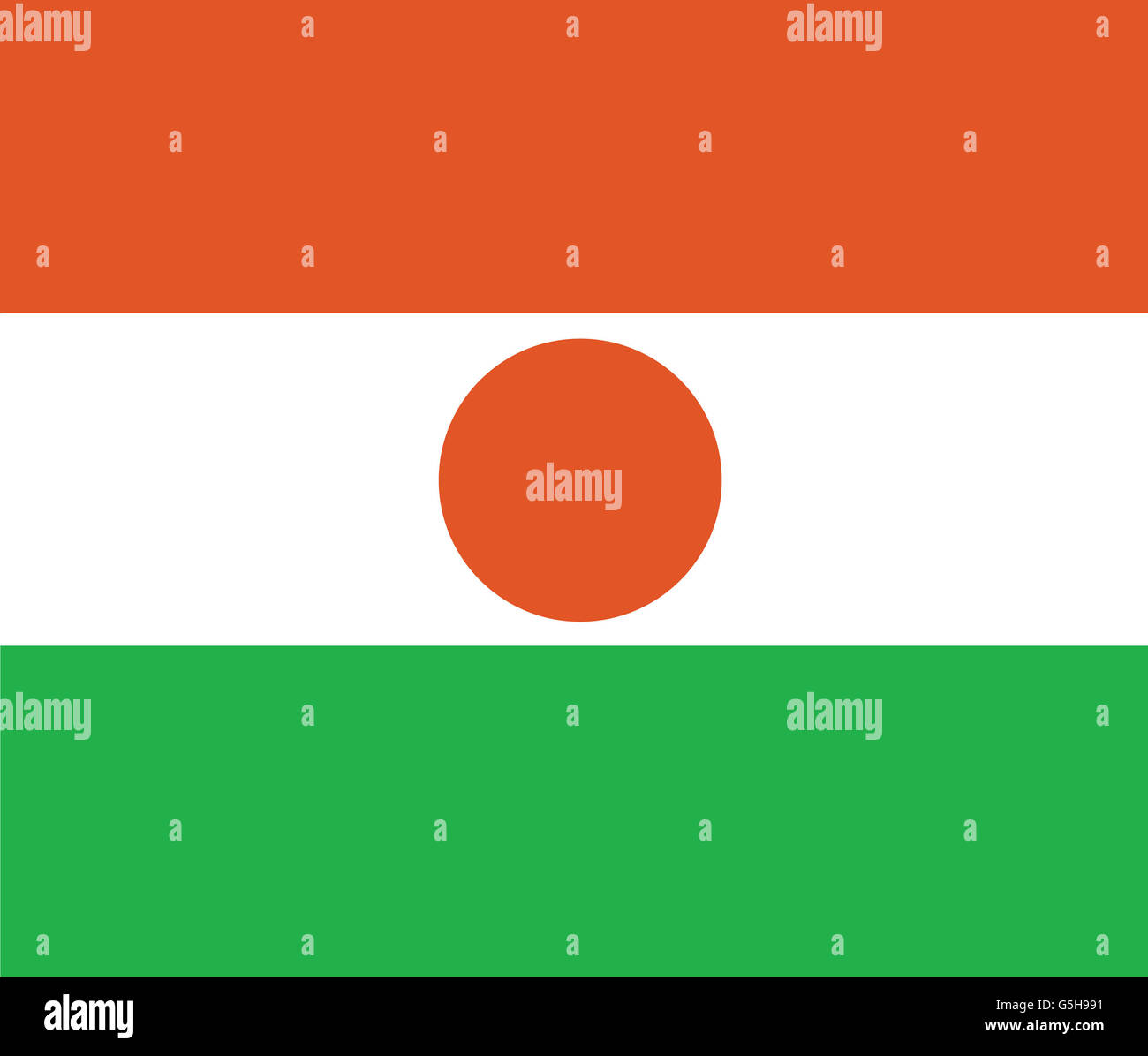 National Flag of Niger Stock Photo - Alamy