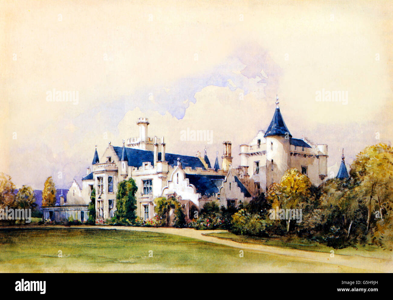 Balmoral castle scotland 1852 hi-res stock photography and images - Alamy