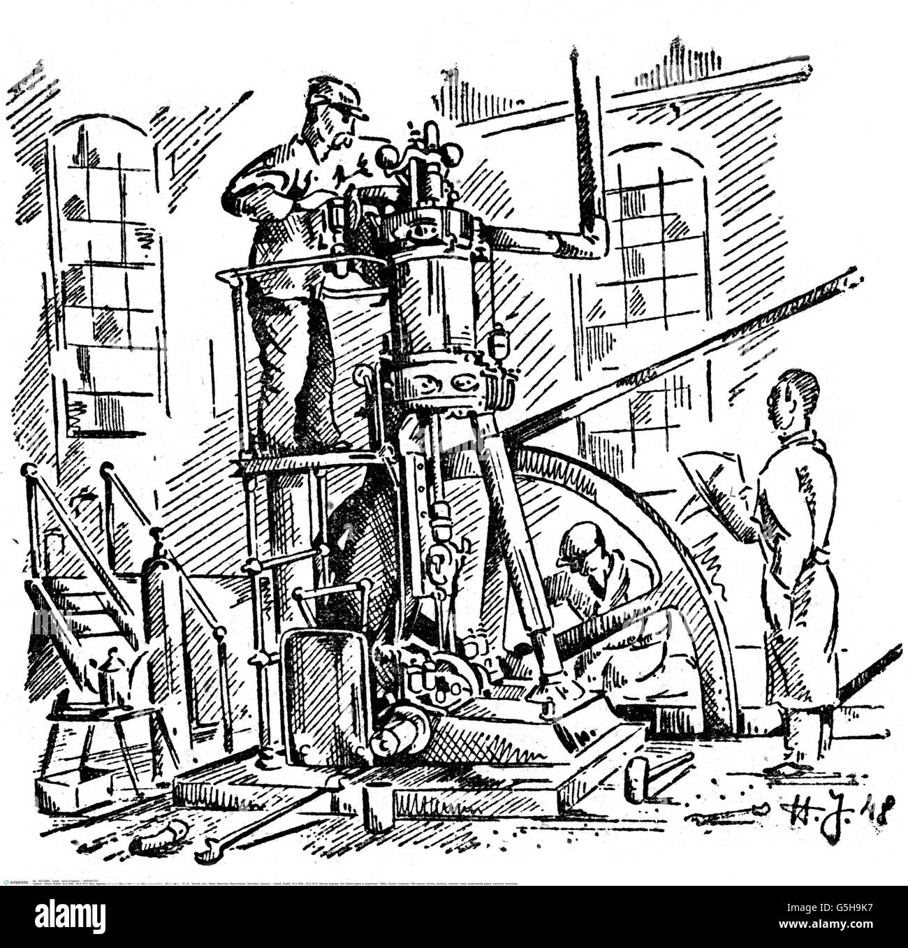 First diesel engine hi-res stock photography and images - Alamy