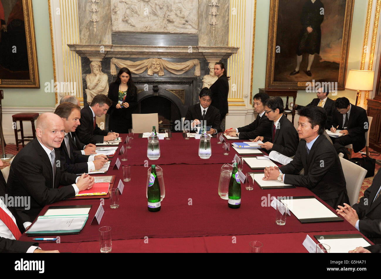 UK-Japan Strategic Dialogue meeting Stock Photo - Alamy