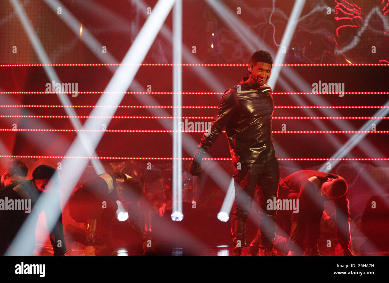 Guest Usher performing during filming of The Graham Norton Show (TX: 22 ...