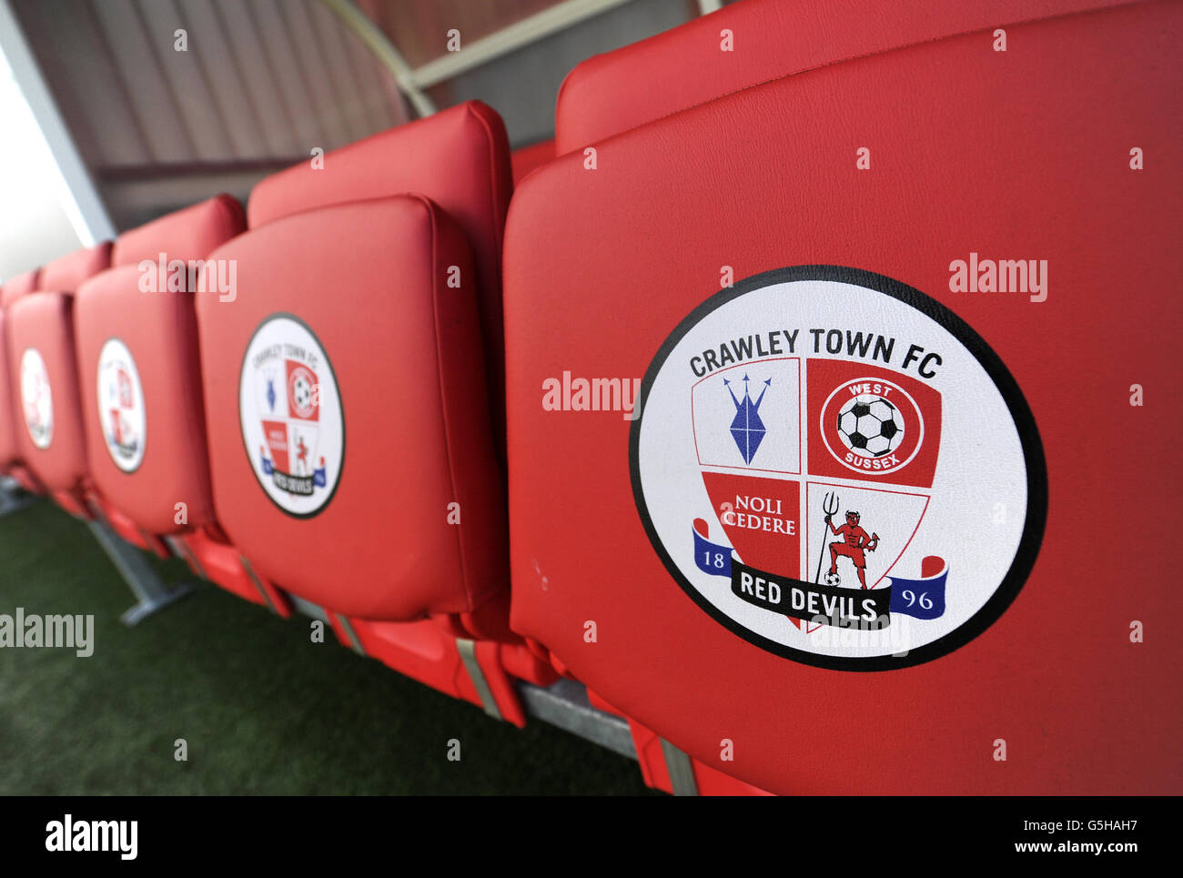 Football gv general view stadium logo badge hi-res stock photography ...