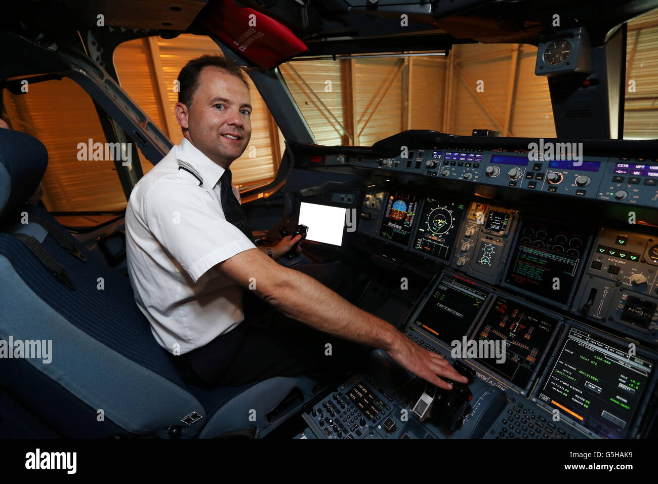 British Airways A380 Cockpit