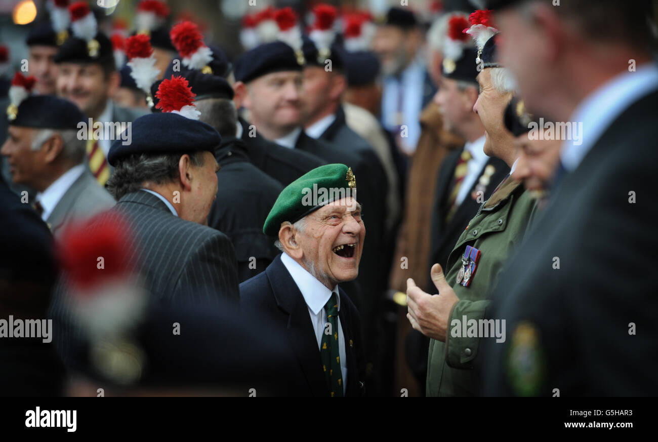 Corporal Sid Gibbons who is 92 and fought in Burma and a veteran of the ...