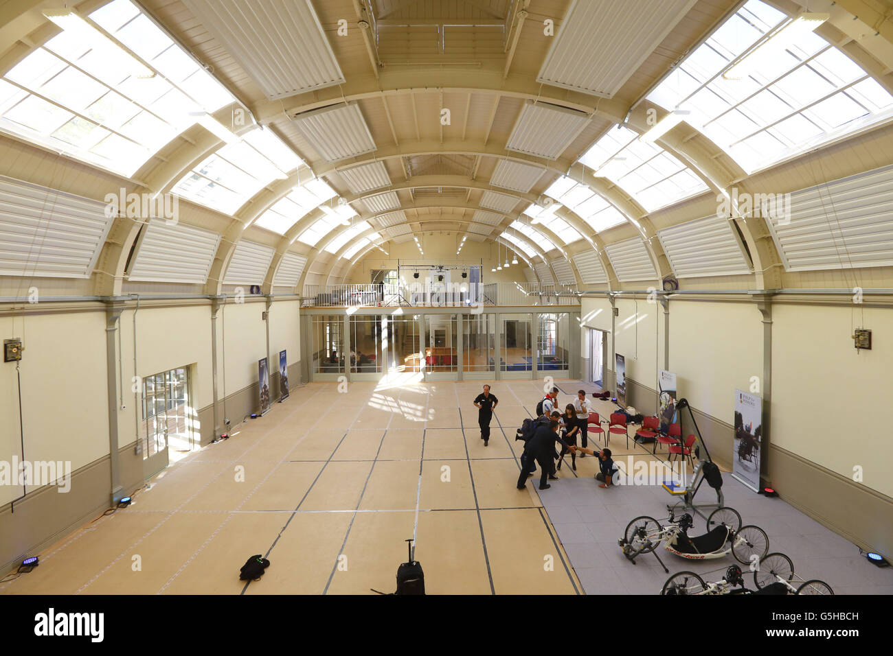 A general view of the new Phoenix Centre at Help for Heroes' Tedworth ...