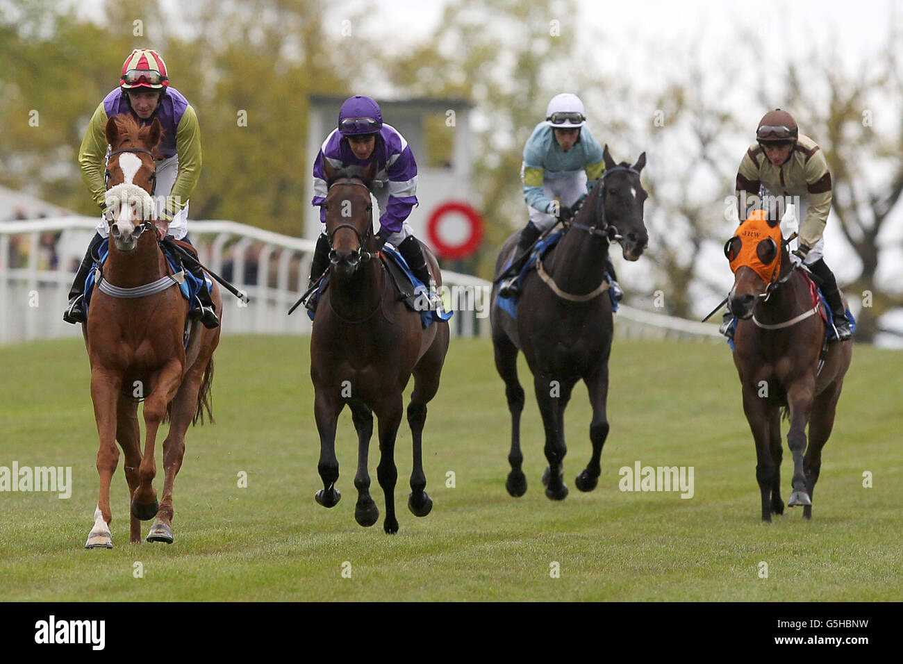 Hamilton park racecourse horse hi-res stock photography and images - Alamy