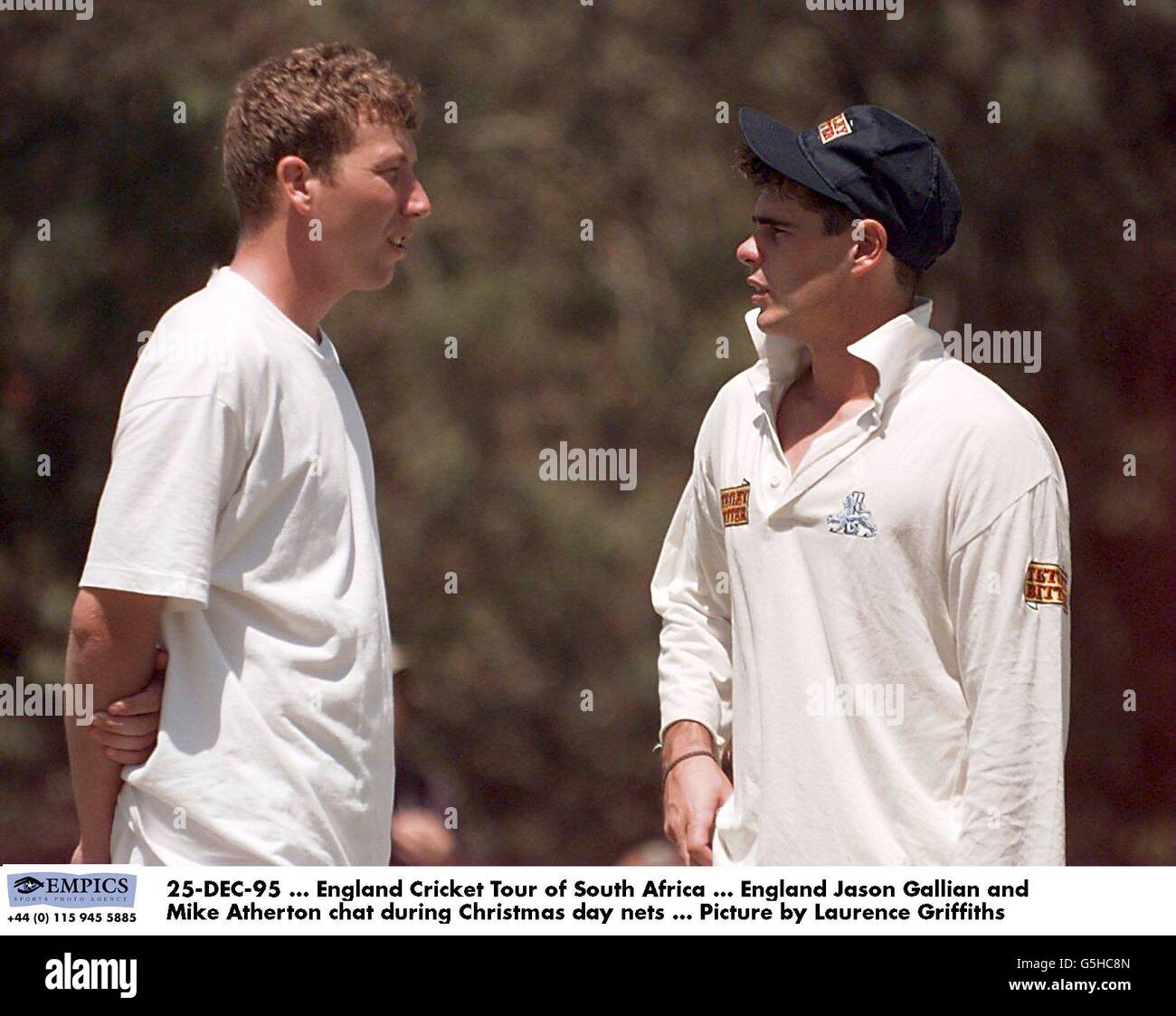 25-DEC-95 ... England Cricket Tour of South Africa ... England Jason ...