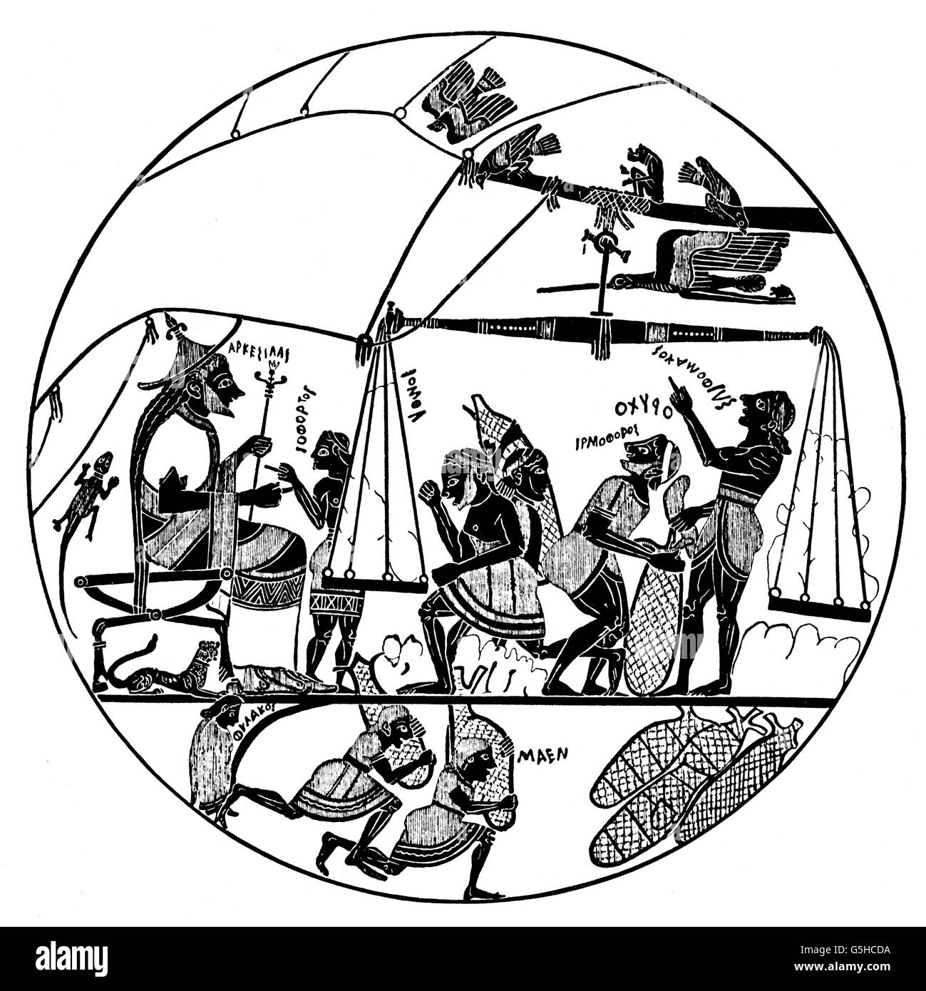 Merchants greece Black and White Stock Photos & Images - Alamy