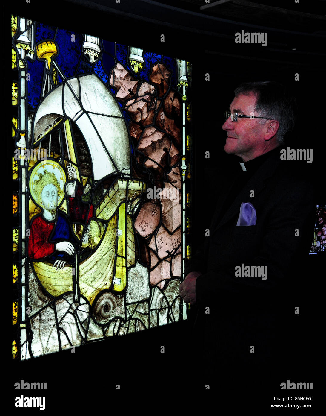 York Minster's Great East Window Stock Photo - Alamy